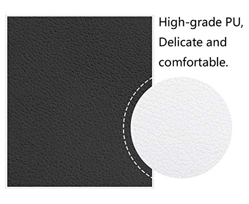 SYBL 6 Pcs Black Leather Watch Pillow Bracelet Pillow Display Jewelry Display Pillow Bracelet Bangle Cushions Jewelry Organizer Holder 3.1 x 3.5 Inch