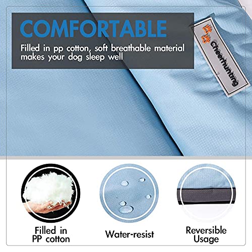CHEERHUNTING Outdoor Dog Bed Pet Bed 40”X32”, Waterproof, Washable, Water-Resist, Large, Durable, Portable Camping Travel Pet Mat