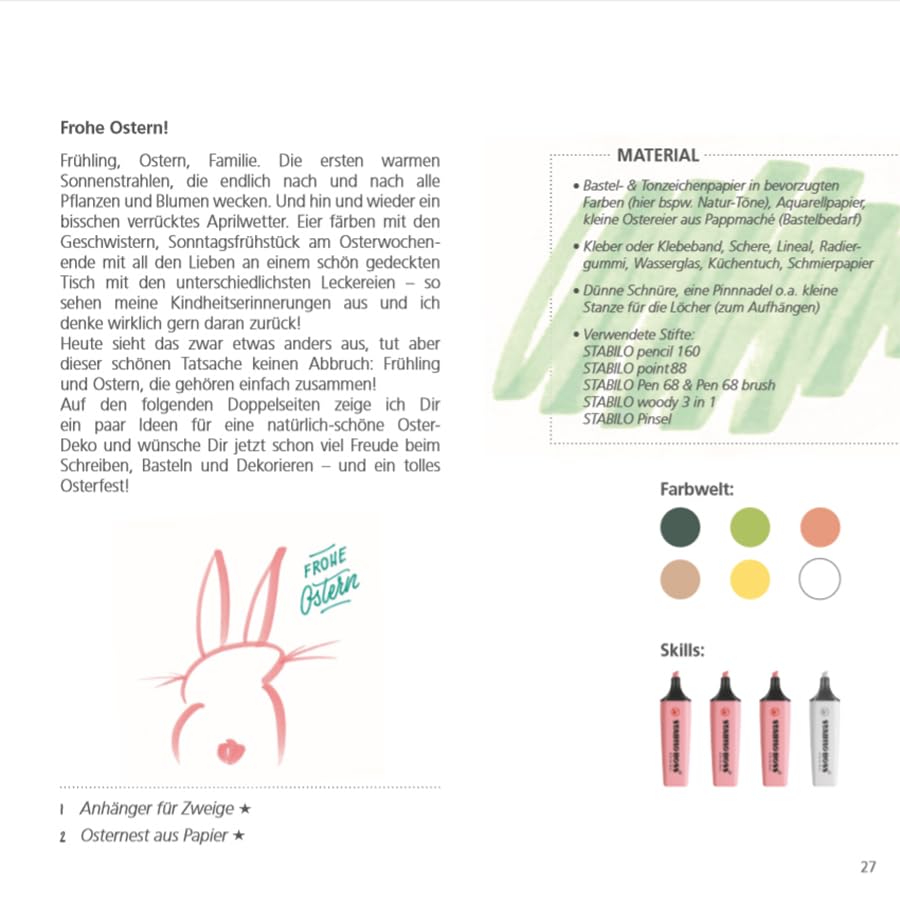 STABILO Creative Book by Hannah Rabenstein - Inspiring Ideas for Your Most Beautiful Moments