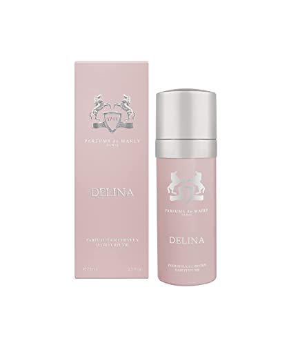 PARFUMS de MARLY - Delina Hair Mist - 2.5 Fl Oz - Ancillaries for Women - Top notes Rhubarb, Lychee, Bergamot Essence - Heart notes Turkish Rose, Peony, Vanilla - Base notes Cashmeran, Musk - 75ml