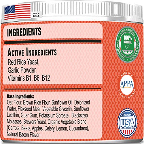 Flea and Tick Prevention Chewable Pills for Dogs - Revolution Oral Flea Treatment for Pets - Pest Control & Natural Defense - Chewables Small Tablets Made in USA… (Bacon)