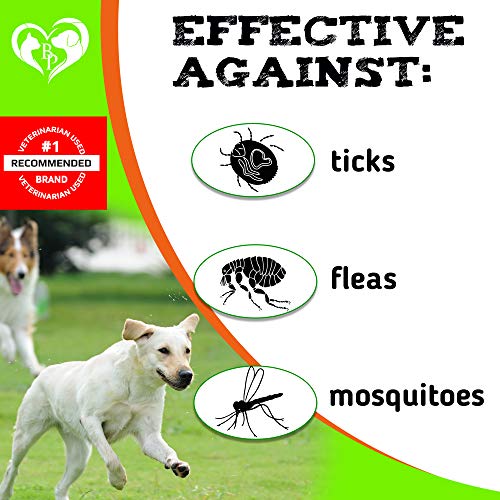 Flea and Tick Prevention Chewable Pills for Dogs - Revolution Oral Flea Treatment for Pets - Pest Control & Natural Defense - Chewables Small Tablets Made in USA… (Bacon)