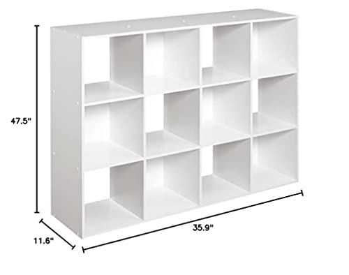 ClosetMaid 1290 Cubeicals Organizer, 12-Cube, White