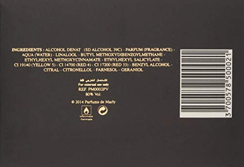 PARFUMS DE MARLY - Safanad - 2.5 Fl Oz - Parfum For Women - Top notes Orange, Pear, Petitgrain Essence - Heart notes Ylang-Ylang, Orange Blossom, Jasmine Sambac Absolute - Base notes Amber - 75ml