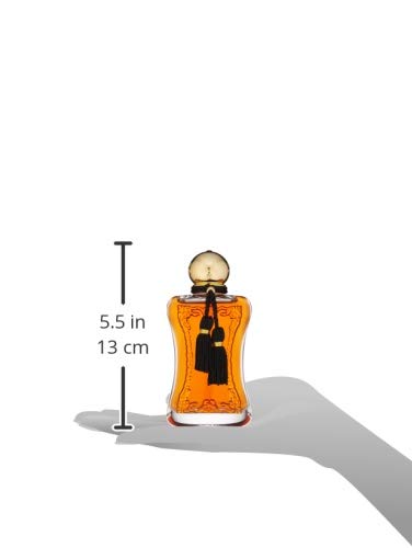 PARFUMS DE MARLY - Safanad - 2.5 Fl Oz - Parfum For Women - Top notes Orange, Pear, Petitgrain Essence - Heart notes Ylang-Ylang, Orange Blossom, Jasmine Sambac Absolute - Base notes Amber - 75ml