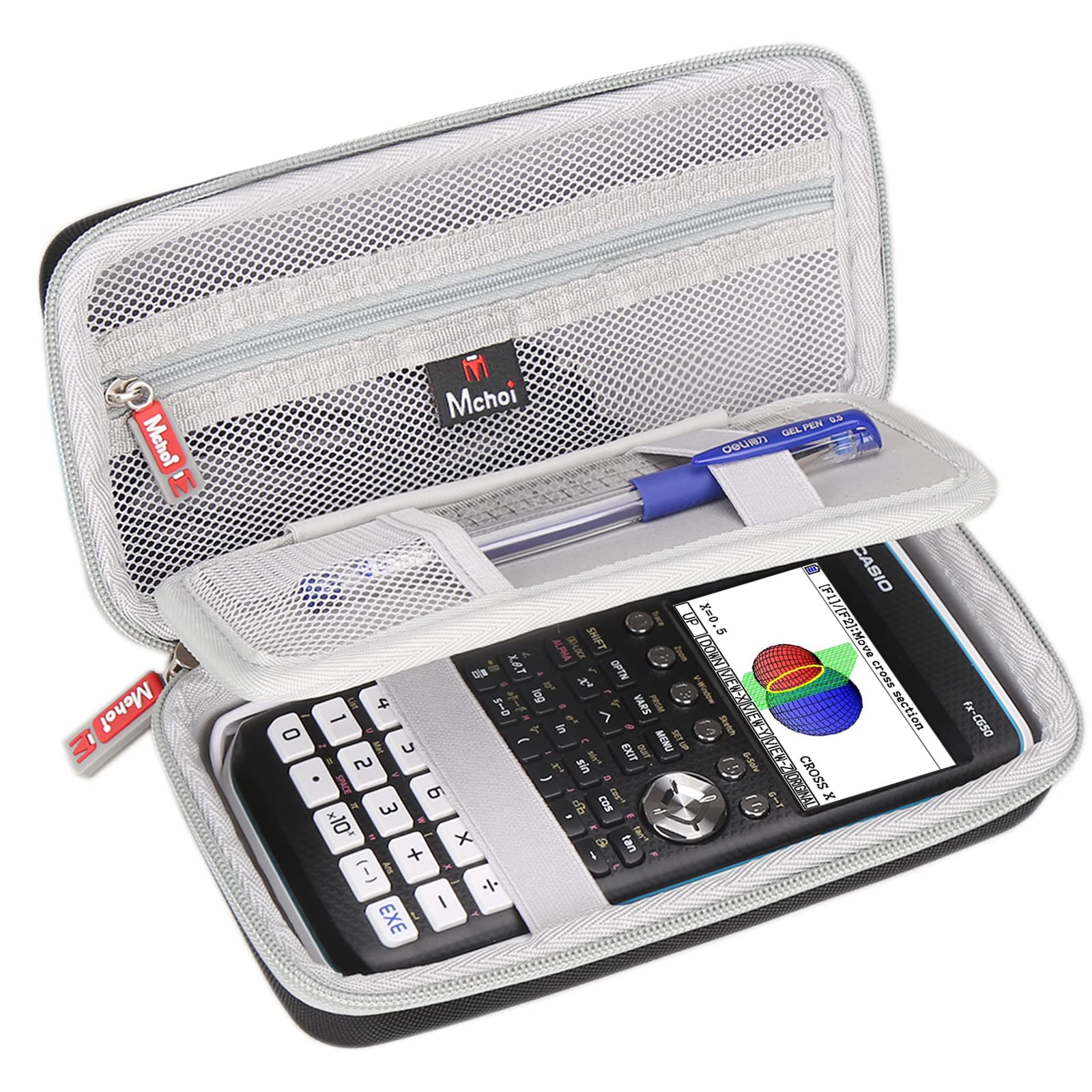 Mchoi Hard Carrying Travel Storage Case Suitable for CASIO PRIZM FX-CG50 / Casio fx-9750GIII Color Graphing Calculator, Case Only