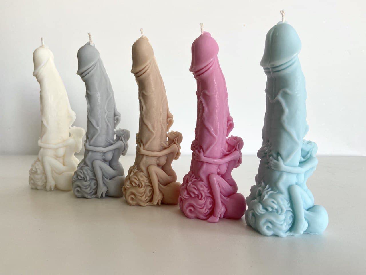 Penis Soy Candle, Handmade candle, Dick Candle, Stag Gift,Hen Gift, Bridesmaid Gift, Best Selling Candles (Red, APPLE-CINNAMON)