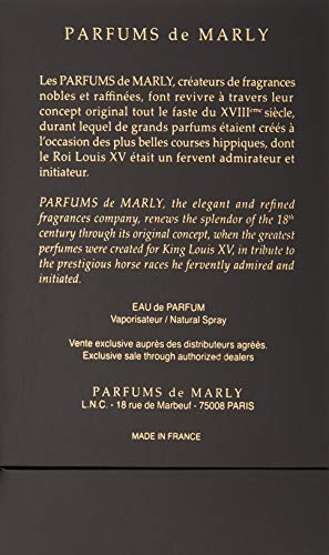 PARFUMS DE MARLY - Safanad - 2.5 Fl Oz - Parfum For Women - Top notes Orange, Pear, Petitgrain Essence - Heart notes Ylang-Ylang, Orange Blossom, Jasmine Sambac Absolute - Base notes Amber - 75ml