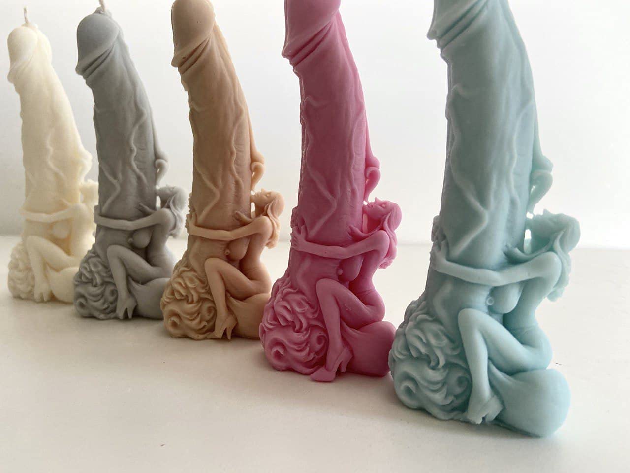 Penis Soy Candle, Handmade candle, Dick Candle, Stag Gift,Hen Gift, Bridesmaid Gift, Best Selling Candles (Red, APPLE-CINNAMON)