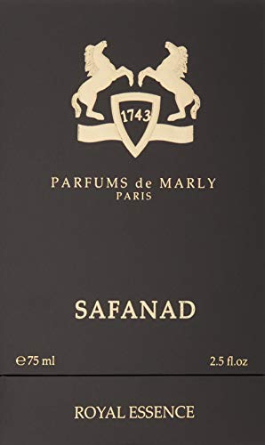 PARFUMS DE MARLY - Safanad - 2.5 Fl Oz - Parfum For Women - Top notes Orange, Pear, Petitgrain Essence - Heart notes Ylang-Ylang, Orange Blossom, Jasmine Sambac Absolute - Base notes Amber - 75ml
