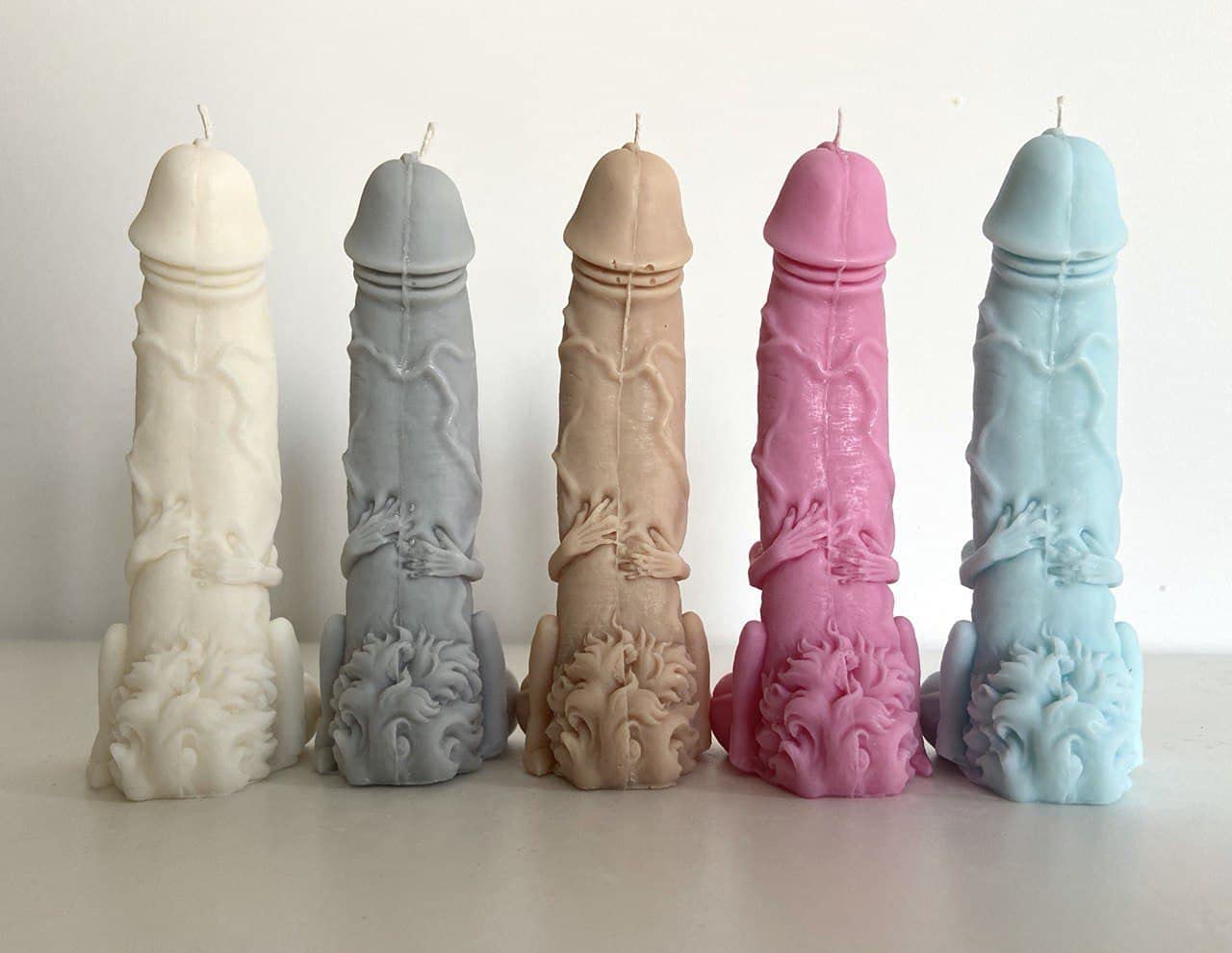 Penis Soy Candle, Handmade candle, Dick Candle, Stag Gift,Hen Gift, Bridesmaid Gift, Best Selling Candles (Red, APPLE-CINNAMON)