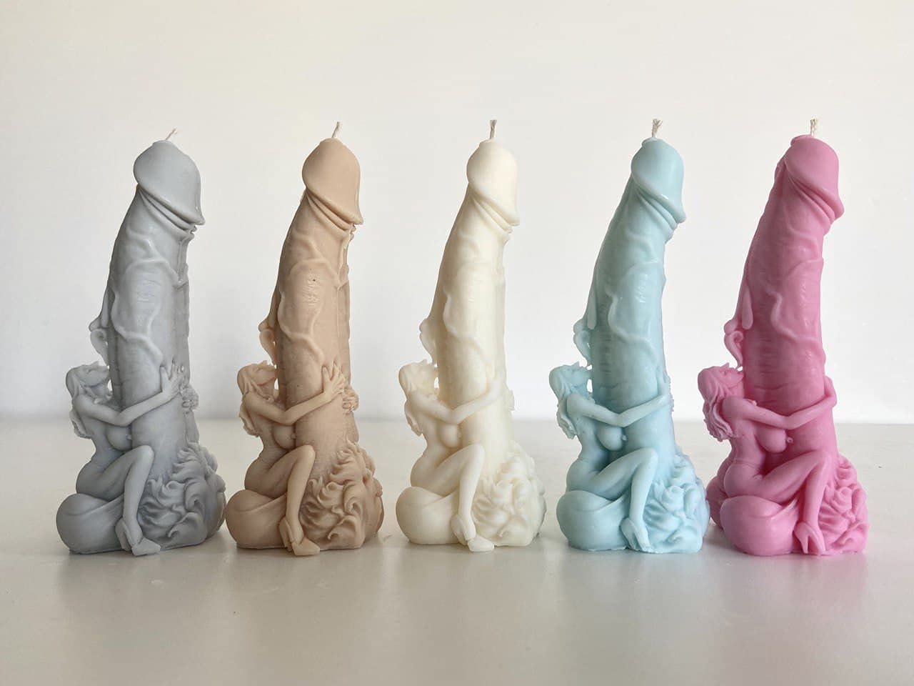Penis Soy Candle, Handmade candle, Dick Candle, Stag Gift,Hen Gift, Bridesmaid Gift, Best Selling Candles (Red, APPLE-CINNAMON)