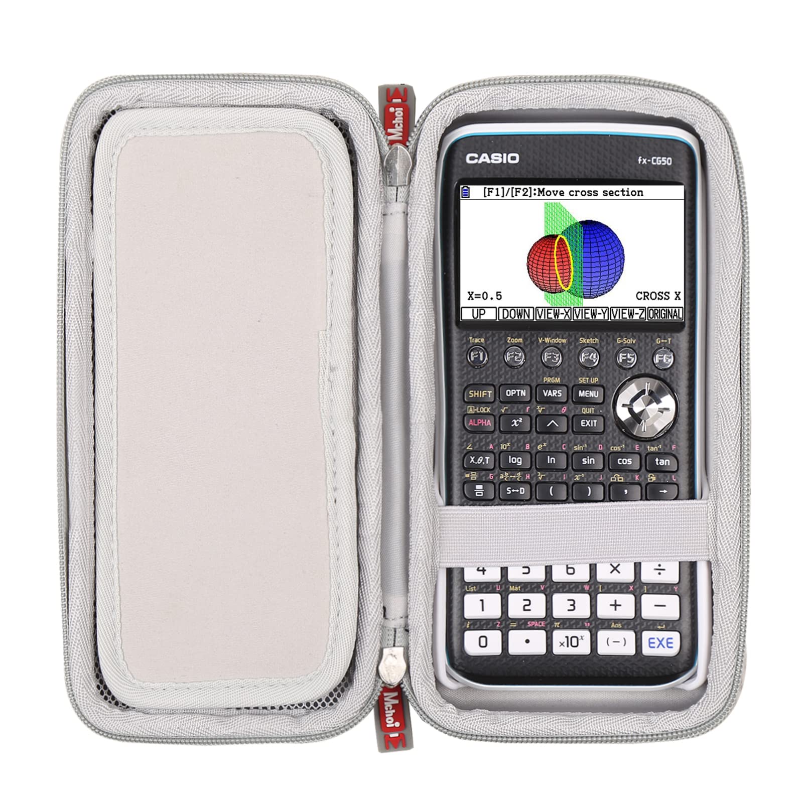 Mchoi Hard Carrying Travel Storage Case Suitable for CASIO PRIZM FX-CG50 / Casio fx-9750GIII Color Graphing Calculator, Case Only