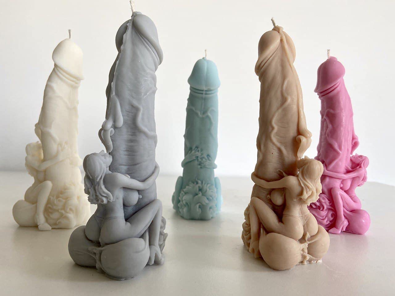 Penis Soy Candle, Handmade candle, Dick Candle, Stag Gift,Hen Gift, Bridesmaid Gift, Best Selling Candles (Red, APPLE-CINNAMON)