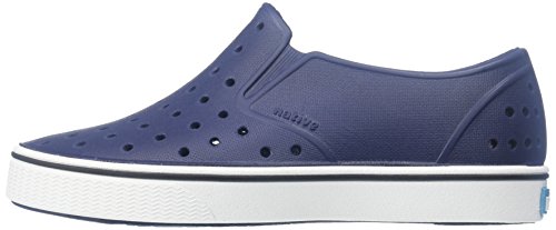 Native Shoes, Miles, Kids Shoe, Regatta Blue/Shell White, 3 M US Little Kid