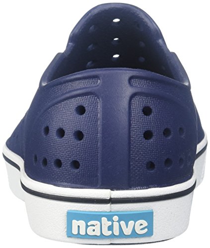 Native Shoes, Miles, Kids Shoe, Regatta Blue/Shell White, 3 M US Little Kid