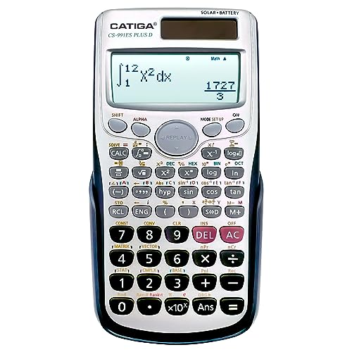 Scientific Calculator for Math, Engineering and Science Courses, for Students of High School Through College, Basic and Advanced Functions, 991