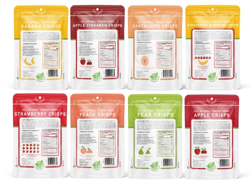 Nature’s Turn Freeze-Dried Fruit Snacks, Mega Variety Pack of 16 (0.53 oz Each)