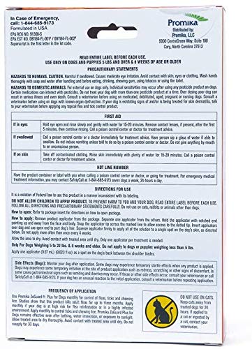 ZoGuard Plus Flea and Tick Prevention for Dogs (Small - 5-22 lb)