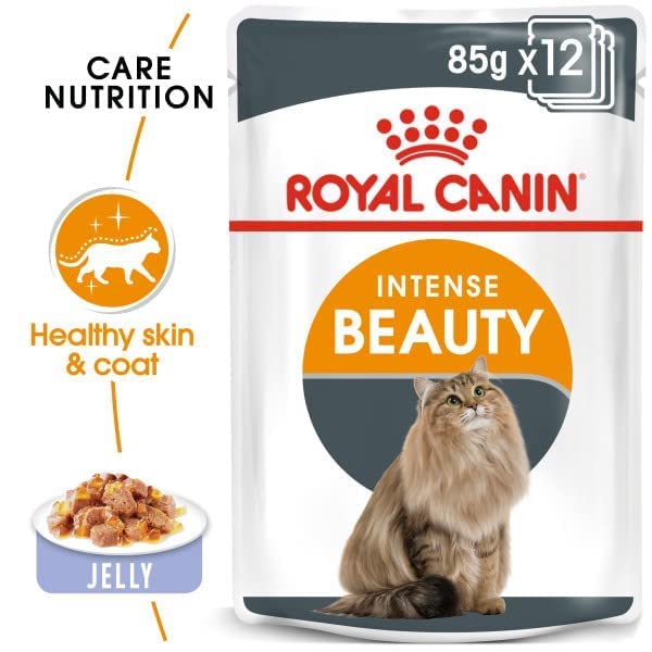 Royal Canin Feline Multipack Intense Beauty Cat Food in Jelly 12x85g (1.02kg)