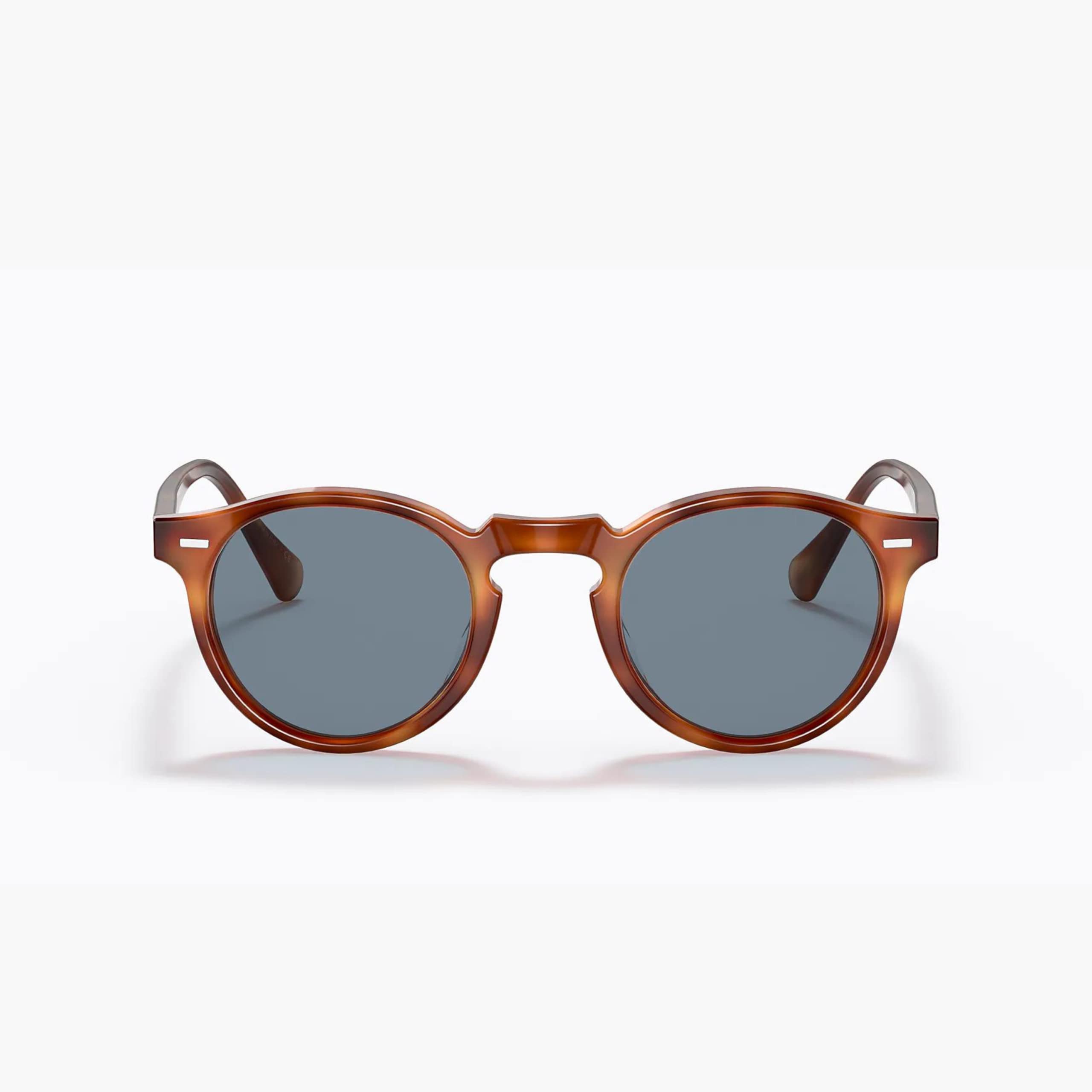 Oliver Peoples New OV 5217S 1483R8 GREGORY PECK Sun Brown/Indigo Sunglasses