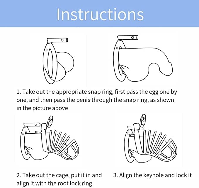 Male Chastity Devices Metal Chastity for Men Breathable Chastity Device Chastity Cage Devices Lightweight Sexual Wellness Cock Cage Penis Cage Sweater M1