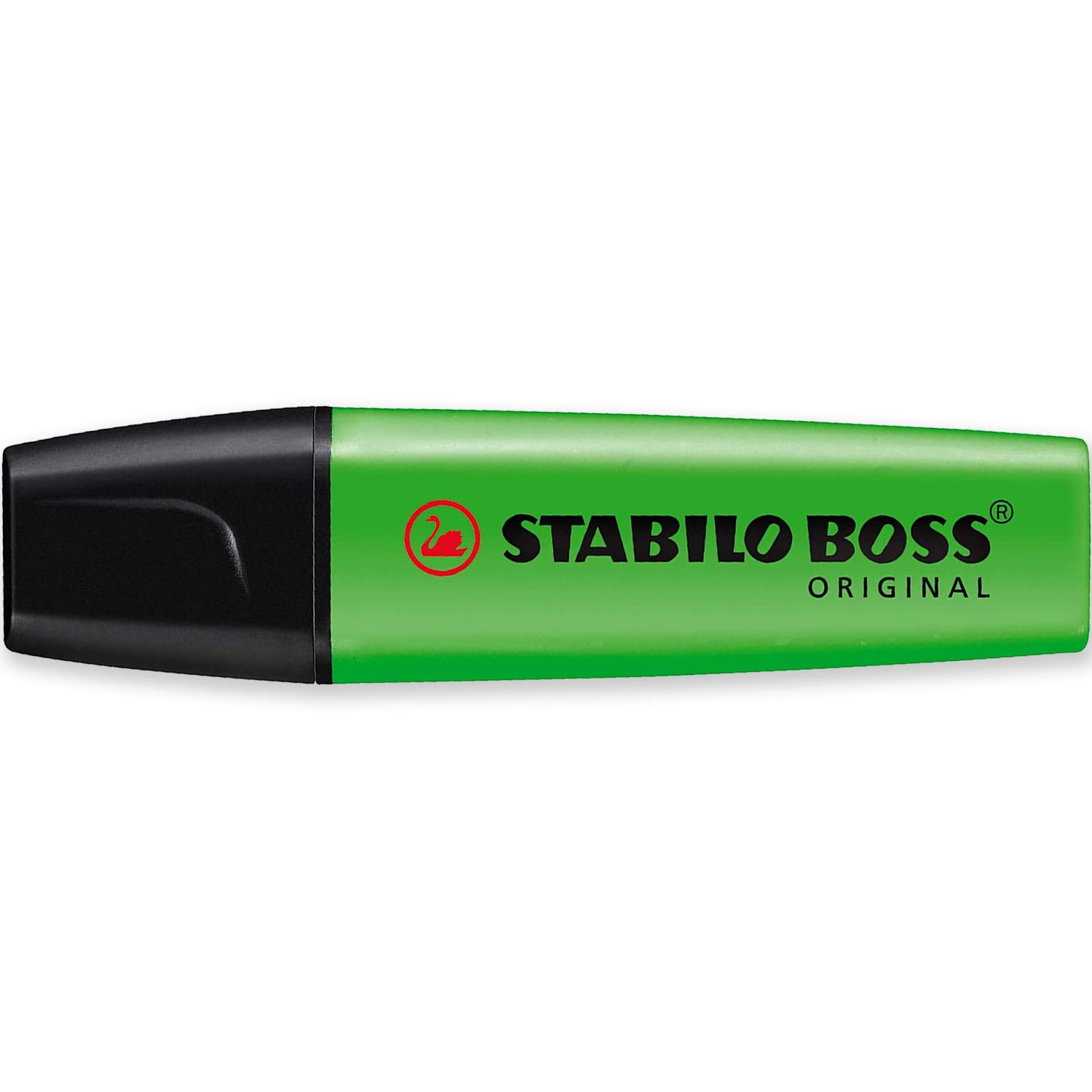 STABILO Highlighter BOSS ORIGINAL - Essential Pack of 5 - Red, Yellow, Light Blue, Light Green & Lavender
