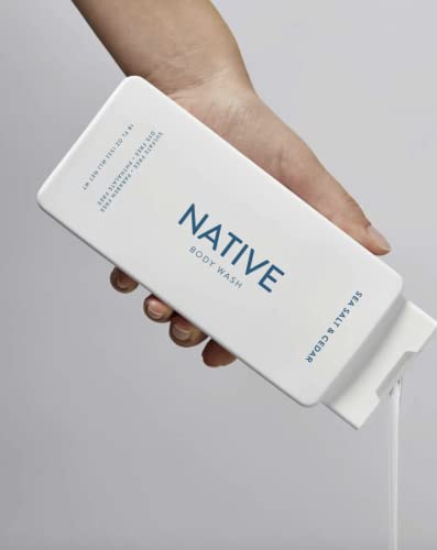 Native Deodorant, 2-in-1 Shampoo and Conditioner, & Body Wash Set | Made with Naturally Derived Clean Ingredients, Sea Salt & Cedar - Set of 3