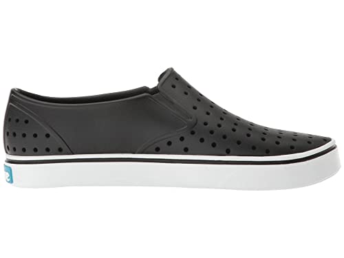 Native Shoes, Miles, Adult Shoe, Jiffy Black/Shell White, 10 M US Women/8 M US Men