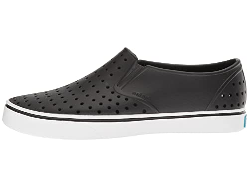 Native Shoes, Miles, Adult Shoe, Jiffy Black/Shell White, 10 M US Women/8 M US Men
