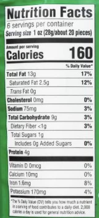 GG Dill Pickled Cashews 6 Oz. (1 Pack)
