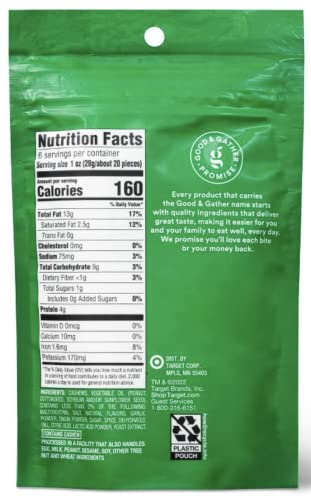 GG Dill Pickled Cashews 6 Oz. (1 Pack)