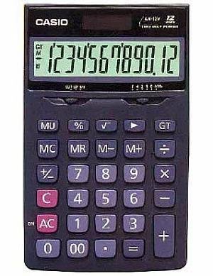Casio AX-12V-W Practical Electronic Calculator 12 Digits
