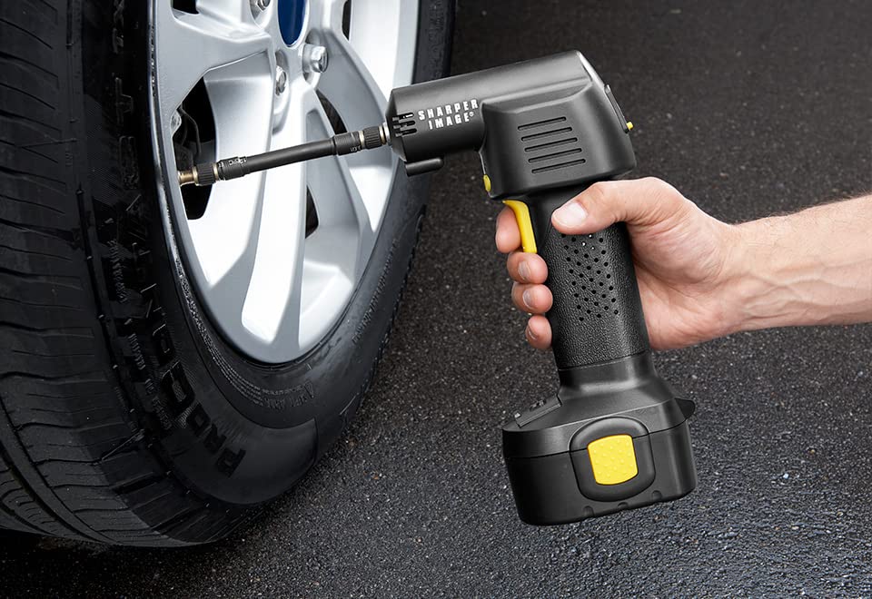 Sharper Image Cordless Auto Stop Tire Inflator