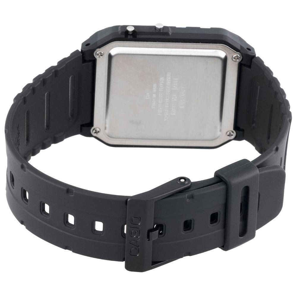 Casio Casio-CA53W-1Z Watch, Black/White, Strip, Black/White, PEQUEÑO, Strip