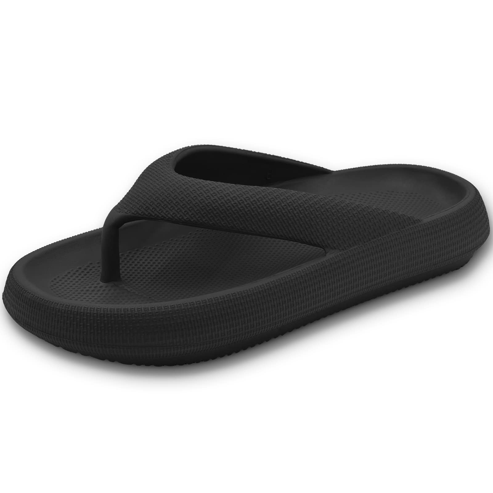 KIJUKI Flip Flops for Women Men Pillow Soft Slides Sandals Cushion Beach Flip Flops EVA Comfy Bath Spa Walking Sandals