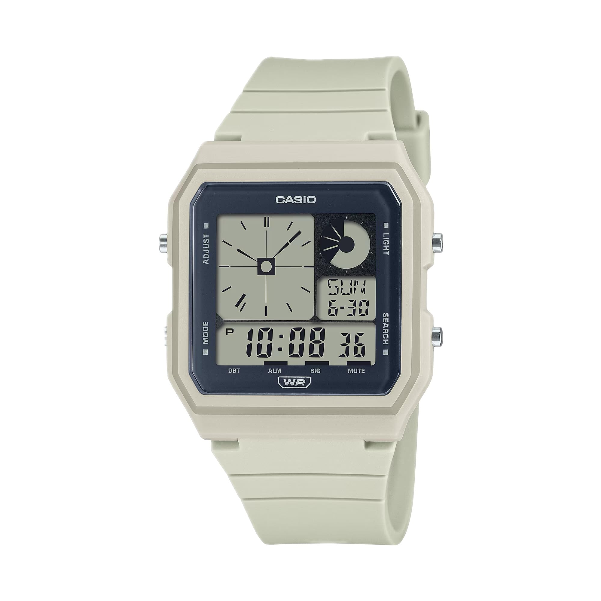 Casio POP Bio-Based Renewable Band LED Backlight Daily Alarm Digital Watch LF20W-8A