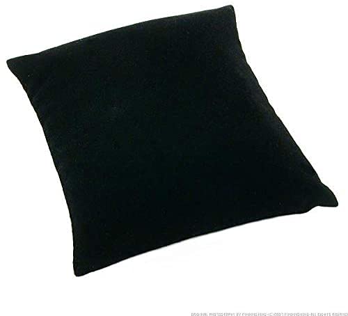 RJ Displays 3 piece Black Velvet Bracelet & Watch Pillow Jewelry Display