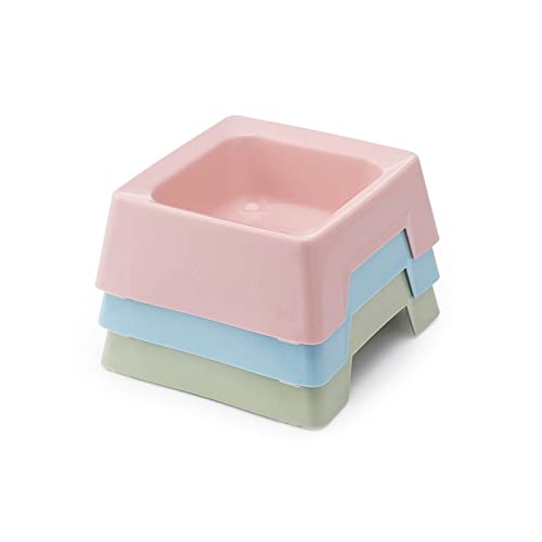 FUUIE Bowls for Food and Water Bowl for Dogs Slow Eating Square Shape Feeder Multi Purpose Puppy Feeding Water Food Drinking Dishes Non Slip Pet Tableware (Color : Sky Blue)