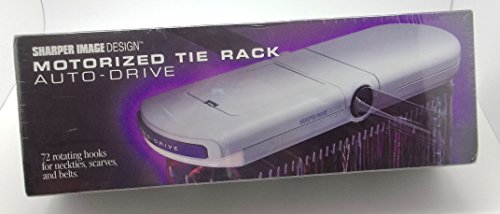 Sharper Image Motorized Tie Belt Scarf Rack