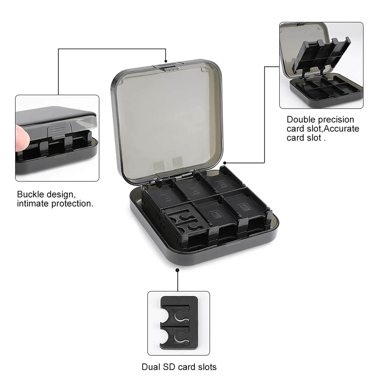 I Love Penis Game Card Case Carrying Storage Box with 24 Card Holder for Nintendo Switch