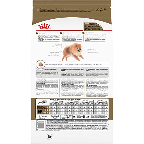 Royal Canin Breed Health Nutrition Pomeranian Dry Dog Food, 2.5 lb bag