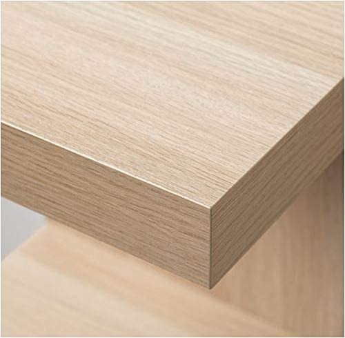 Lack IKEA Wall Shelf Unit,White Stained Oak Effect: Looks Like Wood [12" x 75"]