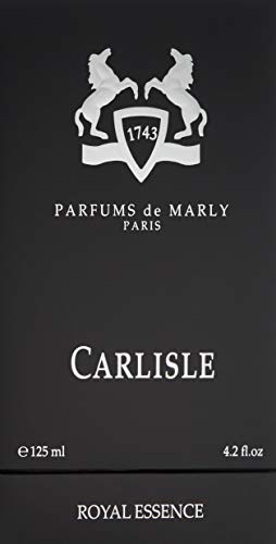 PARFUMS de MARLY - Carlisle - 4.2 Fl Oz - Eau De Parfum For Men - Top Notes Green Apple, Nutmeg, Saffron - Heart Notes Tonka Bean, Rose, Osmanthus, Davana - Base Notes Vanilla, Patchouli - 125ml