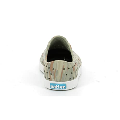 Native Shoes Kids Jefferson Print Sneakers for Little Kids - Free Friendly Step, Eva Upper, and Let Feet Breathe Elm Green/Shell White/Elm EU Camo 12 Little Kid M