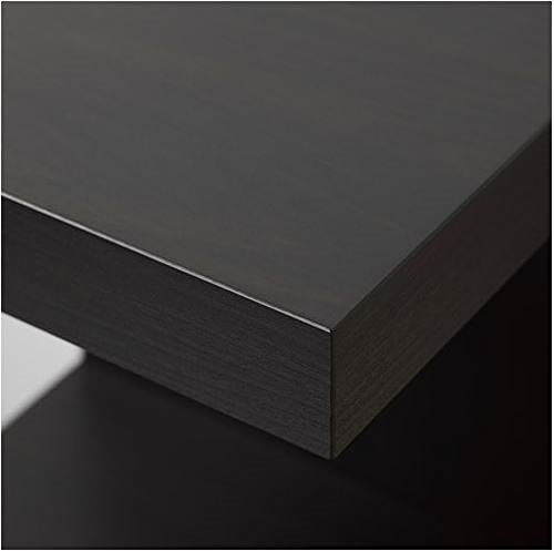 Lack IKEA Shelving Unit: Black/Brown [75" x 12" x 4"]