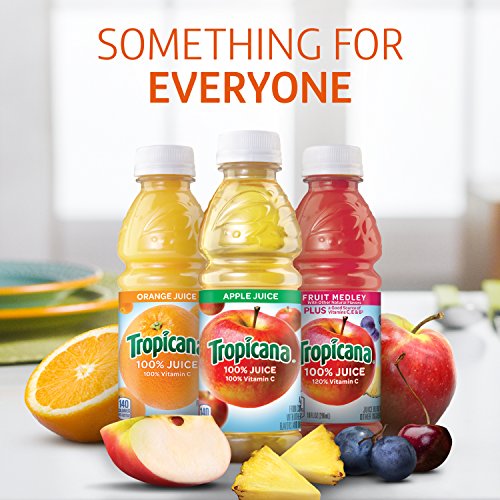 Tropicana 100% Juice 3-flavor Classic Variety Pack,10 Fl Oz (Pack of 24)