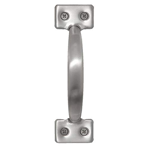 Everbilt 6-1/2 Inches Rust Resistant Stainless Steel Door Pull Handle - Polished Shine Heavy Duty Door Hardware with Screws - Ideal for Outdoor, Garage, Interior Metal or Wooden Doors and Barn Gates