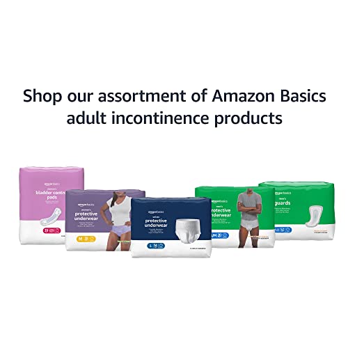 Amazon Basics Incontinence Underwear for Men, Maximum Absorbency, Extra Large, 48 Count, 3 Packs of 16, White (Previously Solimo)