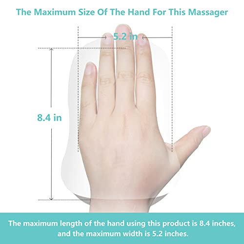 CINCOM Hand Massager - Cordless Hand Massager with Heat and Compression for Arthritis and Carpal Tunnel - Gifts for Women(A-WH)